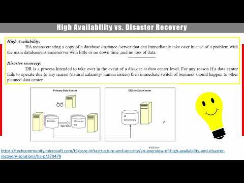 SQL Server HA & DR Intro | RTO, RPO | Log Shipping Introduction - YouTube