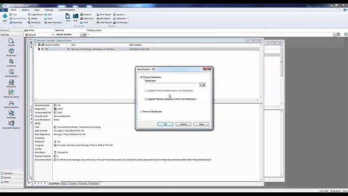 Auto Classification Records Management Content Manager Cloud