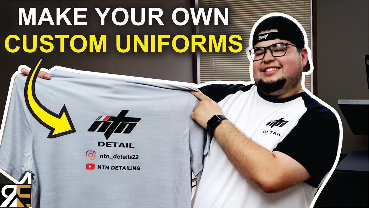 How To Make Your Own Custom Business Uniforms - YouTube