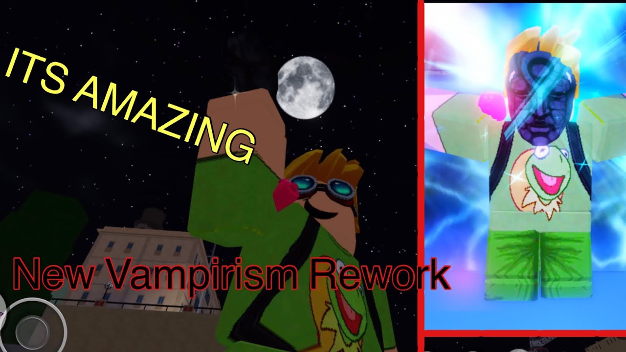 [YBA] NEW VAMPIRE REWORK SHOWCASE!!! - YouTube