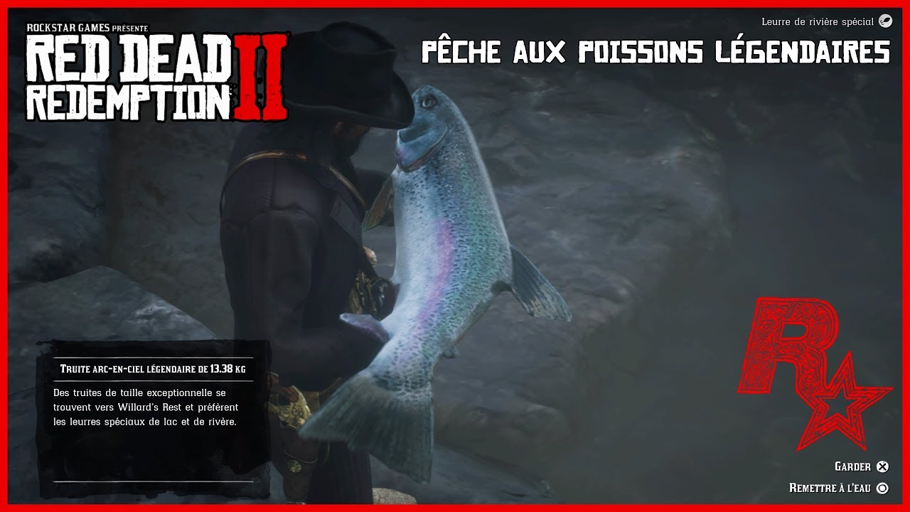 LA TRUITE ARC-EN-CIEL LÉGENDAIRE ! MONSTRUEUX (RDR2) FR - YouTube