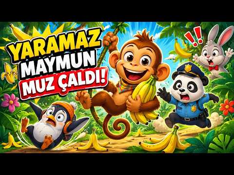 🐒 Yaramaz Maymunun Muz Macerası 🍌 | Çocuk Şarkısı