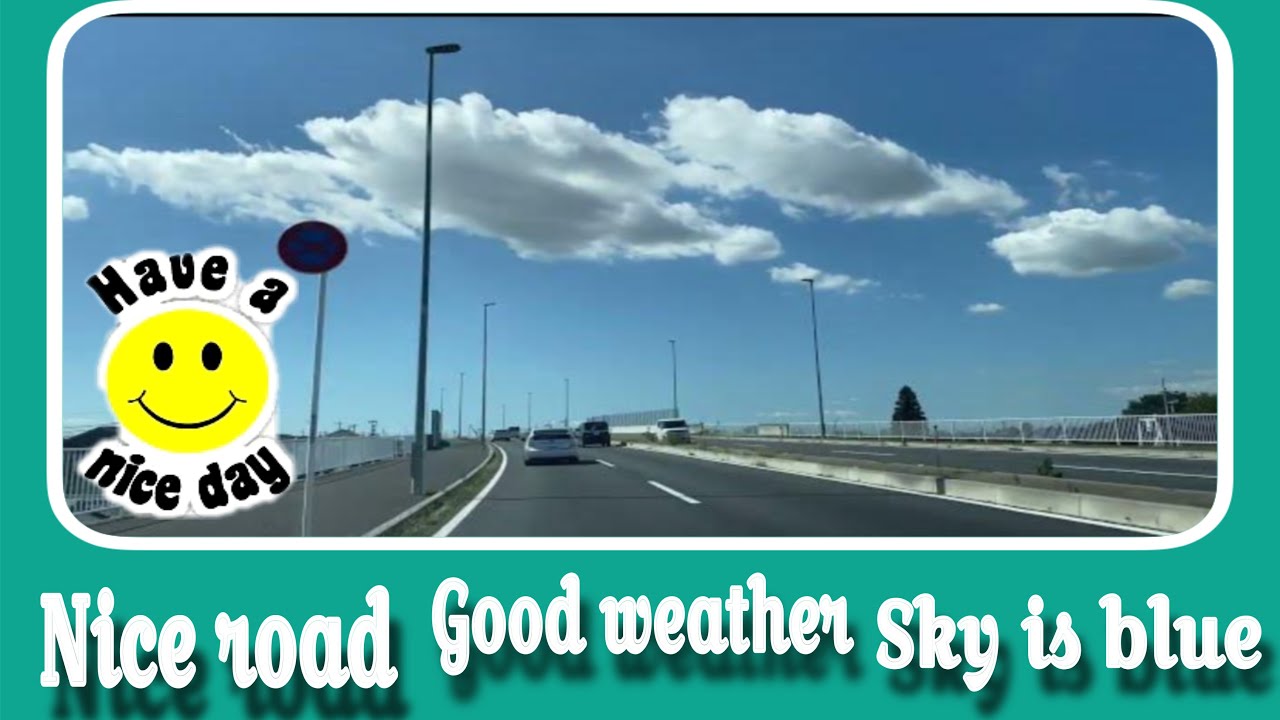 ITS NICE TO DRIVE AROUND WHEN THE WEATHER IS GOOD AND THE SKY IS BLUE # ...