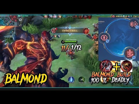 BALMOND AGGRESSIVE BUILD EXP LANE BALMOND BEST BUILD/BALMOND BUILD ...