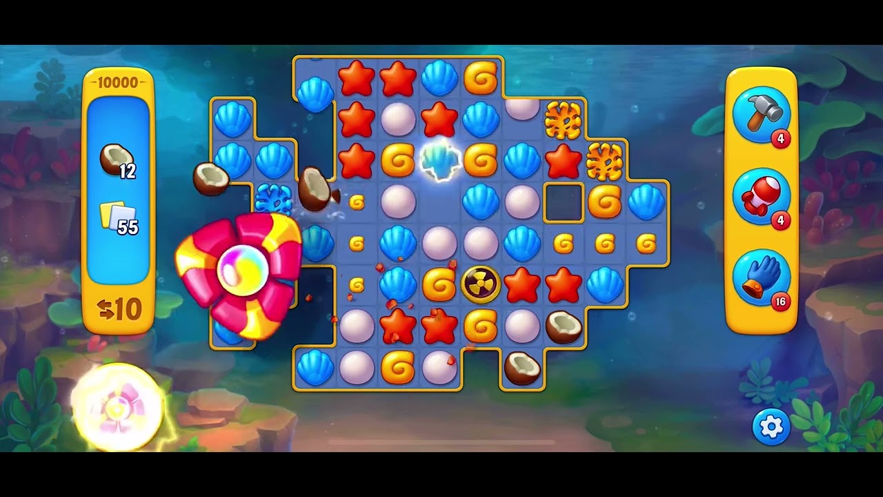 Fishdom level 10000. Getting harder #fishdomlevel10000 - YouTube