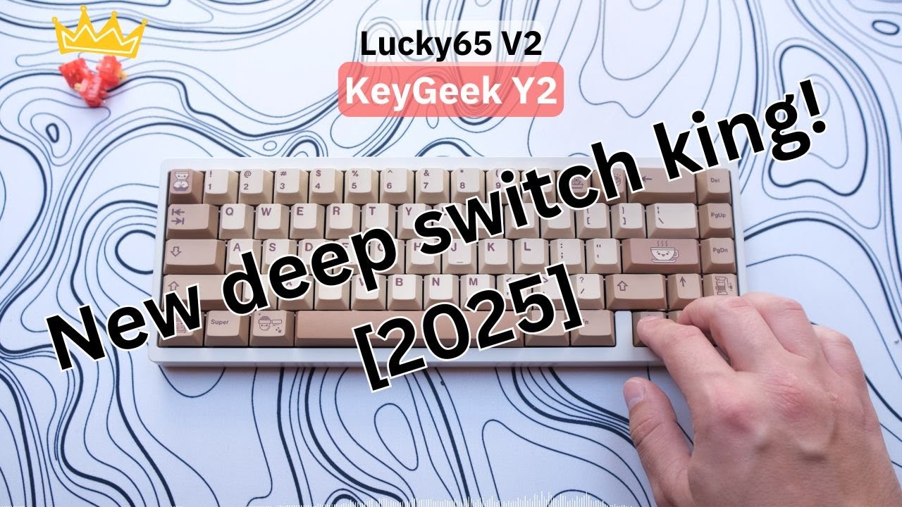 New best "THOCKY" switch! [2025] | KeyGeek Y2 | Lucky65 V2 | sound test ...