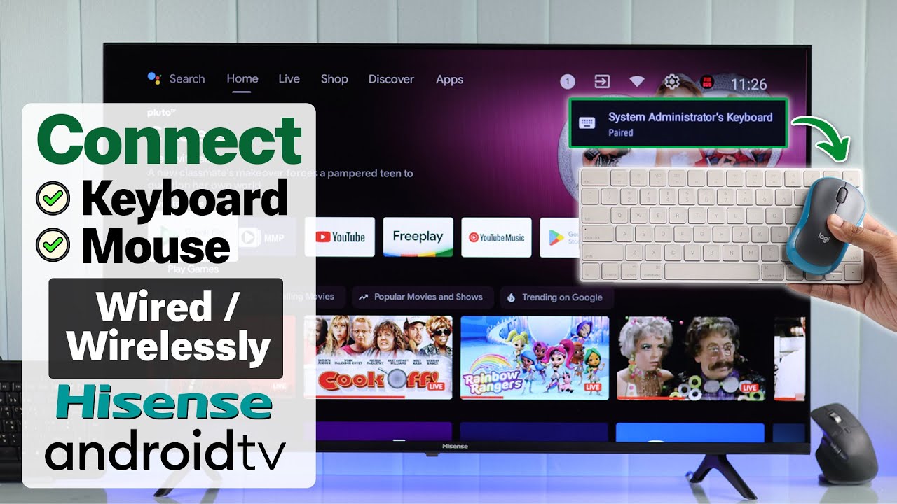 Connect Keyboard and Mouse to HiSense Android Smart TV! [How to Use ...