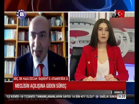 Doç. Dr. Halil Özcan 23 Nisan 2020 100. yıl yayını kanalb