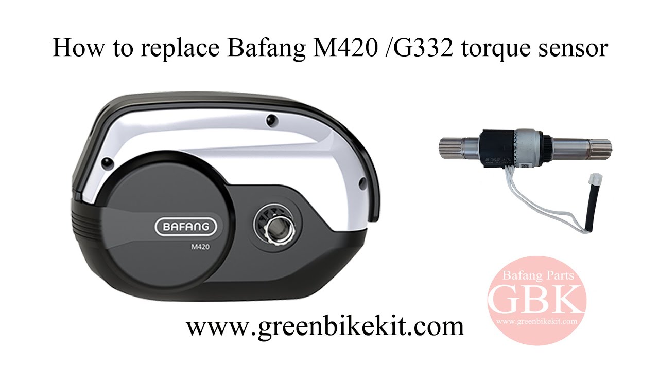 How to replace Bafang m420 torque sensor - YouTube