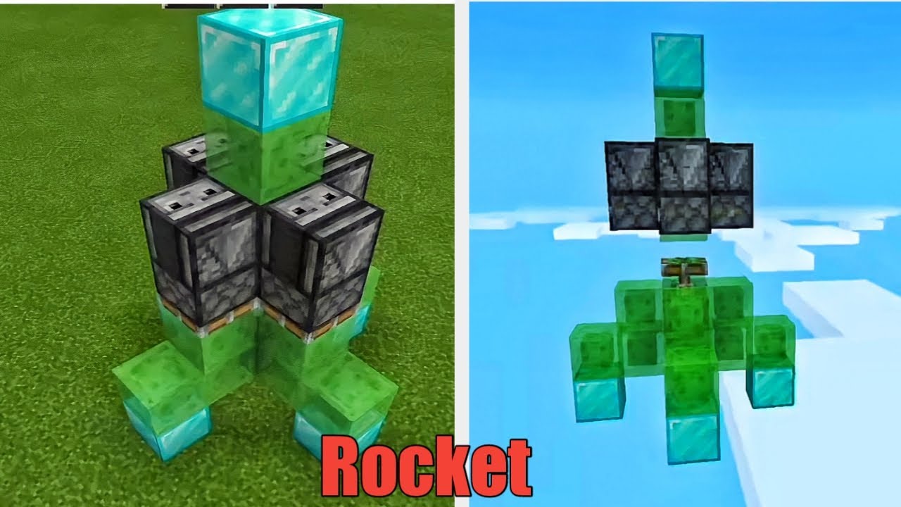 How To Make Rocket In Minecraft ? [Easy] - YouTube