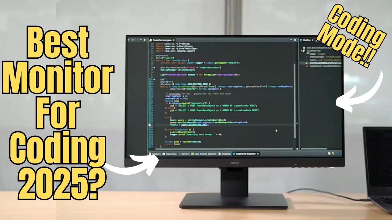 5 Best Monitors for Coding 2025: Top Coding Monitor! - YouTube