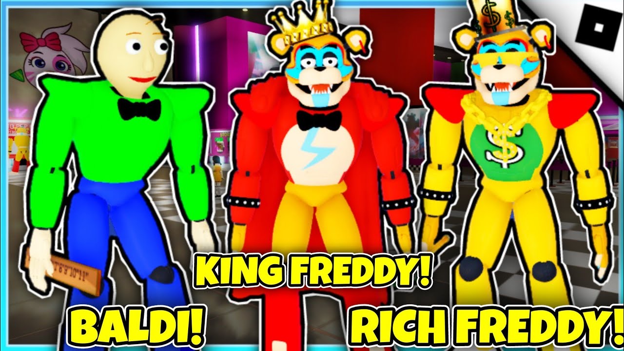 FNAF Security Breach Morphs - How to get BALDI, RICH FREDDY, AND KING ...