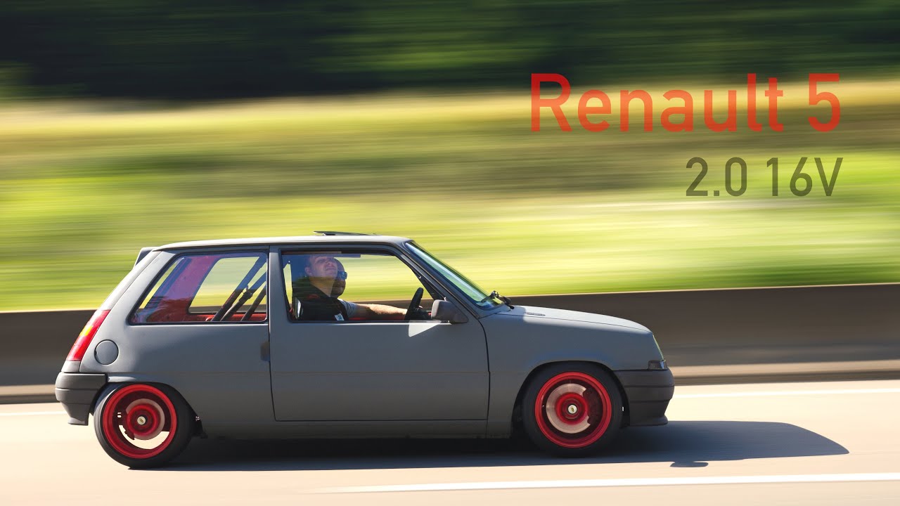 0-180km/h Renault 5 Campus Stage II F4R 730 R5 RS 2.0 16V - YouTube