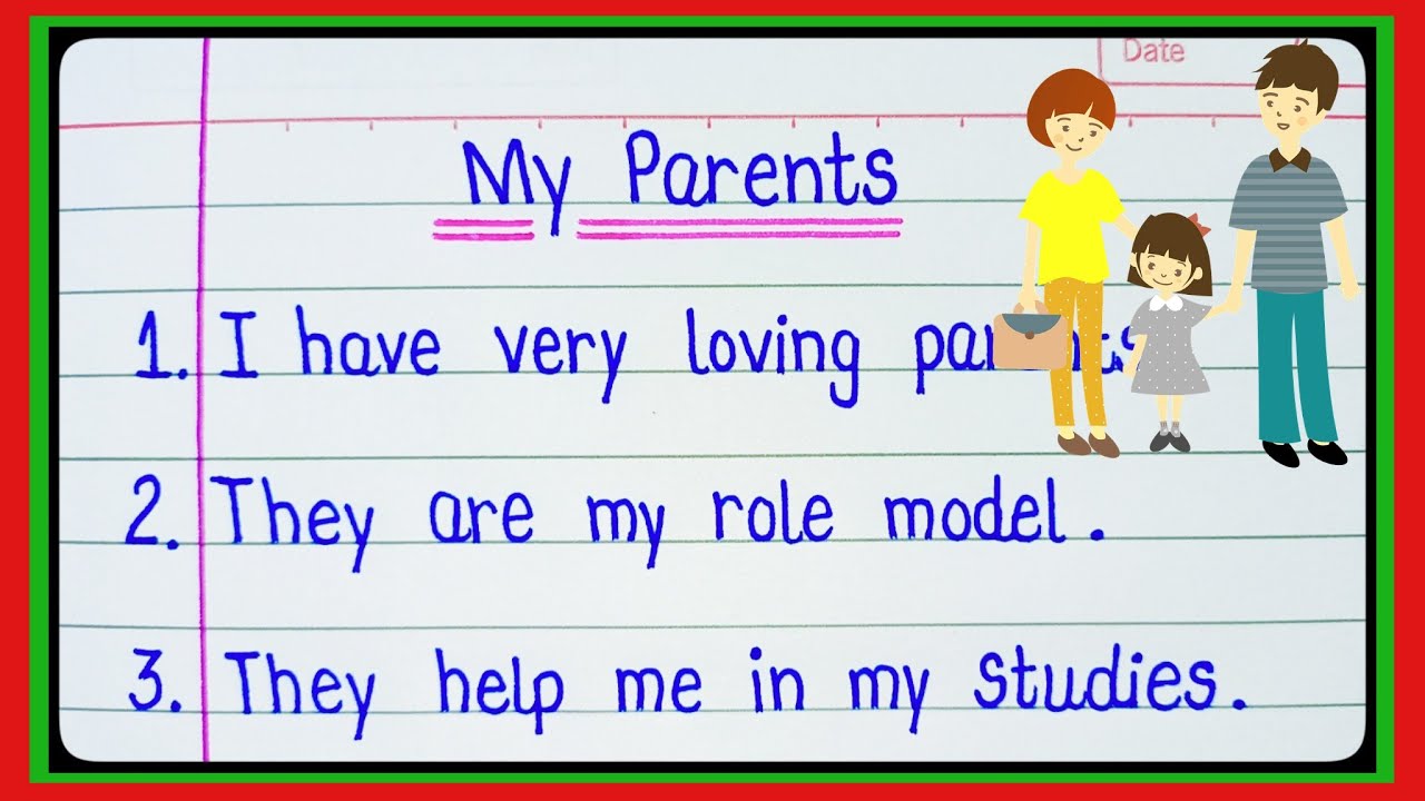 10 Lines Essay On My Parents/10 Lines On My Parents/Essay On My Parents ...