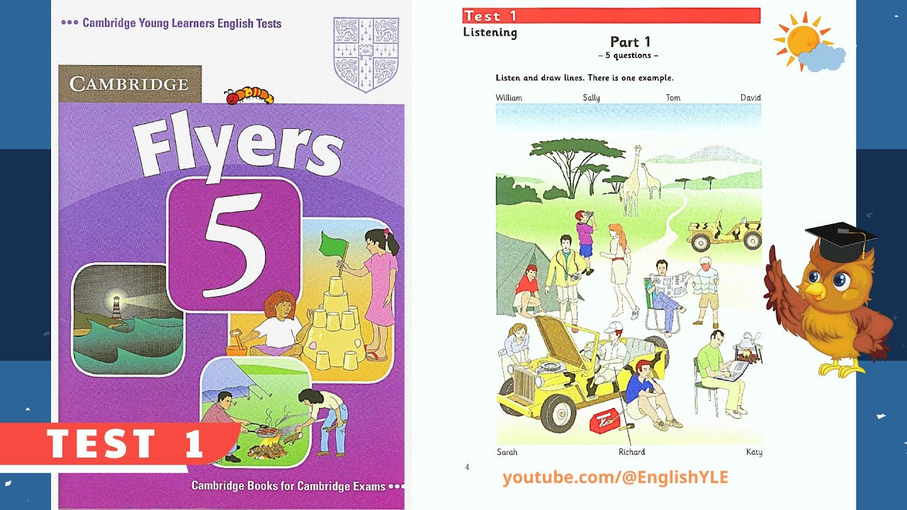 [ Flyers 5 - Test 1 ] Authentic Examination Papers | Listening Test 1 ...