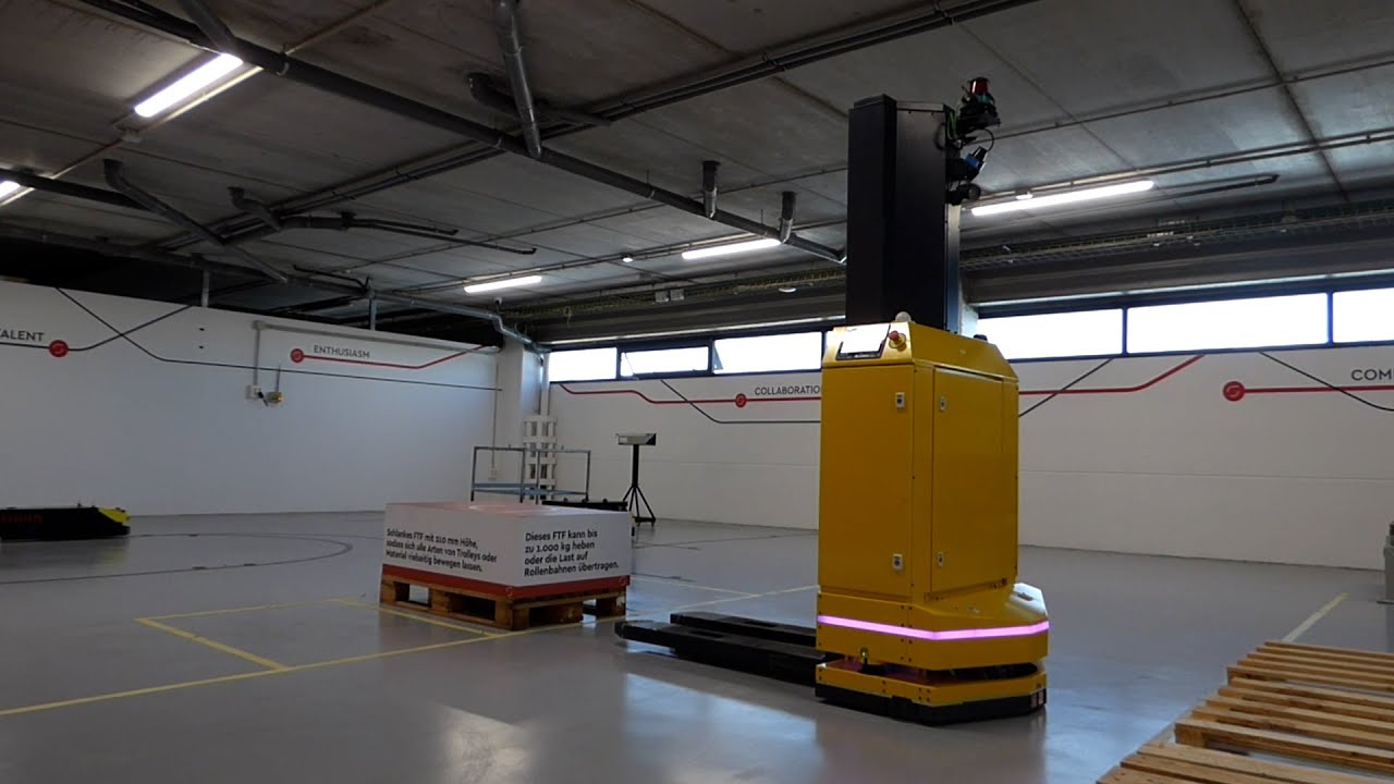 Pallet Tracker for mobile robots: A leap forward in automation. - YouTube
