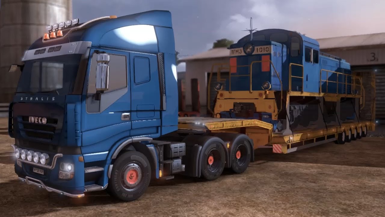 ETS 2 - Oversize Load !!!!! - 80t. vs. Iveco (310 hp) Weakest Engine ...