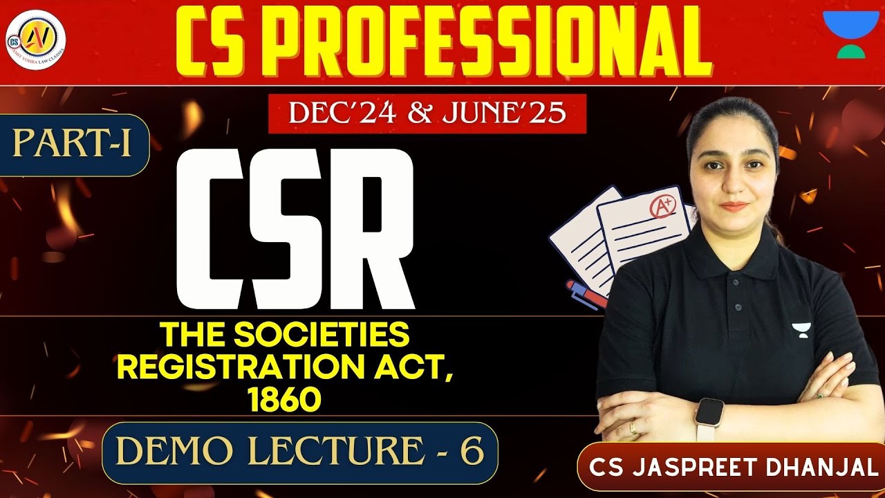 CS Professional Module 1 | Demo Session - 6 #csr #unacademy # ...