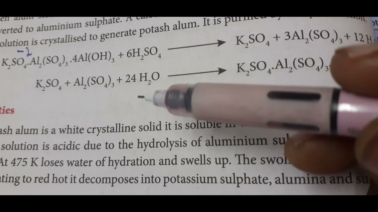 Potash alum preparation - YouTube