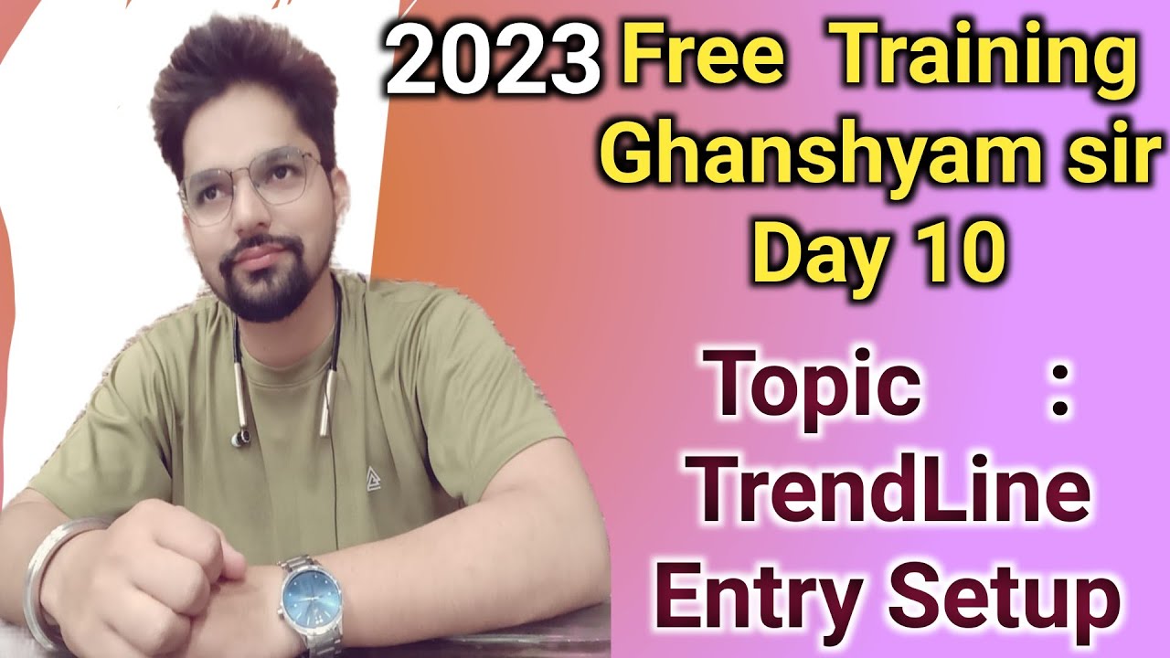 Option Trading Free Training key 🔑 point! Trendline Entry Setup! option ...