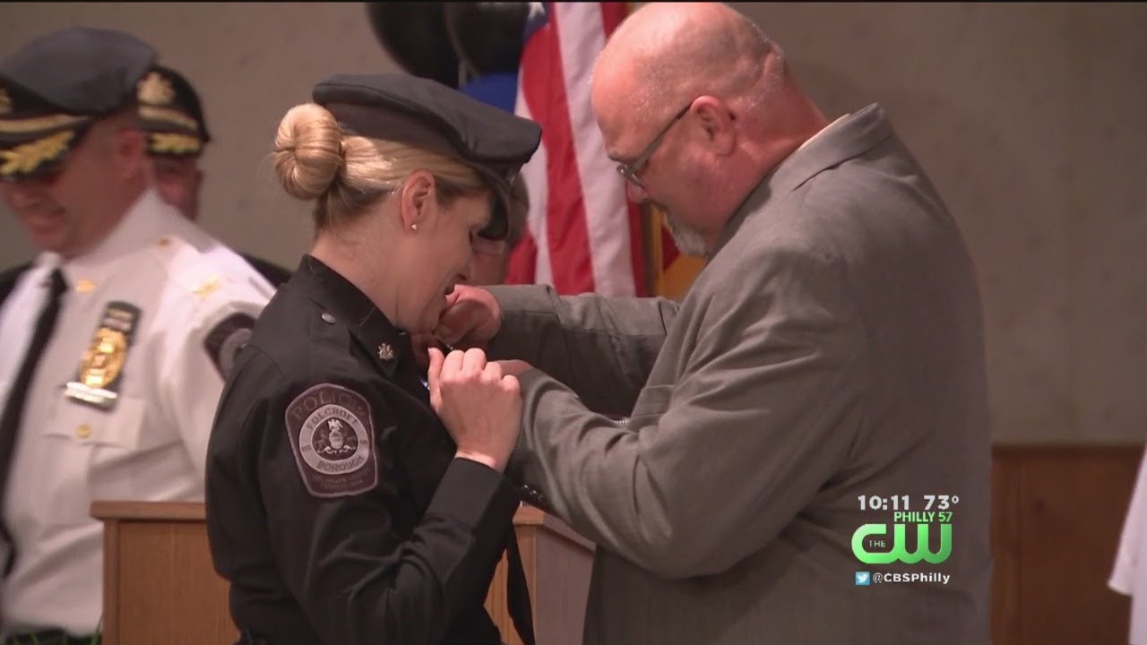 Folcroft Police Officer Elevated To Full-Time After Being Wounded - YouTube