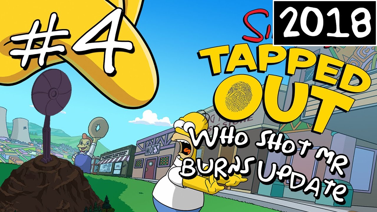 The Simpsons: Tapped Out - Who Shot Mr. Burns Update | SUN BLOCKER | #4 ...