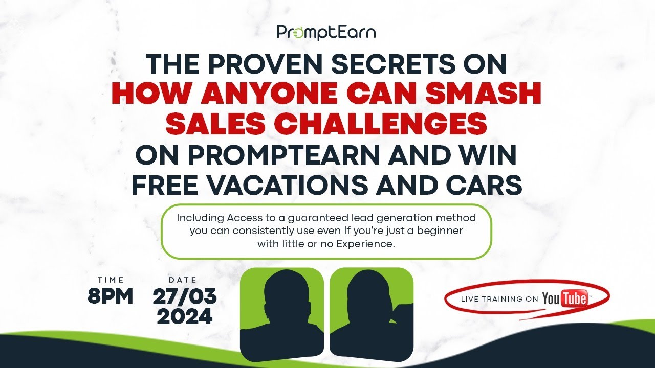 How Anyone Can Smash Sales Challenges On PromptEarn And Win Free ...