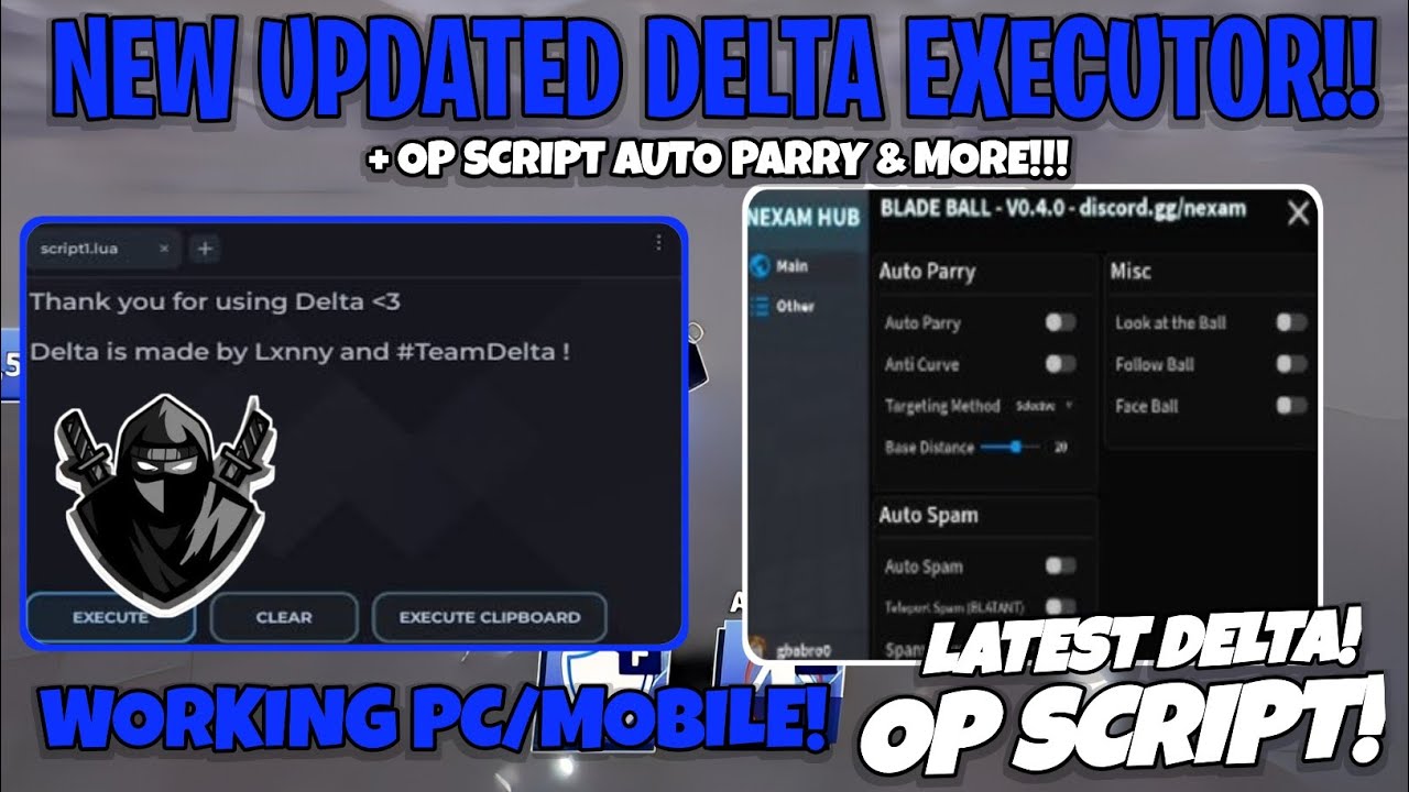 NEW!! UPDATE DELTA EXECUTOR LATEST!! + OP BLADE BALL SCRIPT!! | AUTO ...