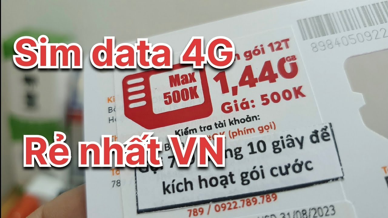 Sim data, 4G rẻ nhất thị trường..🎉🎉 - YouTube