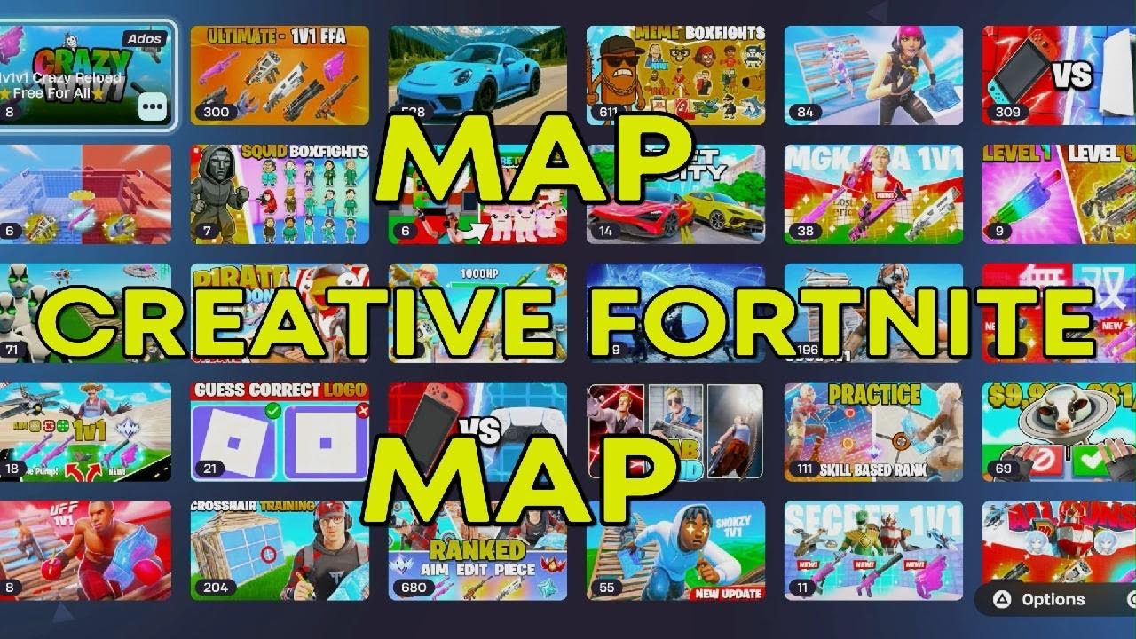 VOICI DES MAP CREATIVE FORTNITE 😎😎🔥🔥 - YouTube