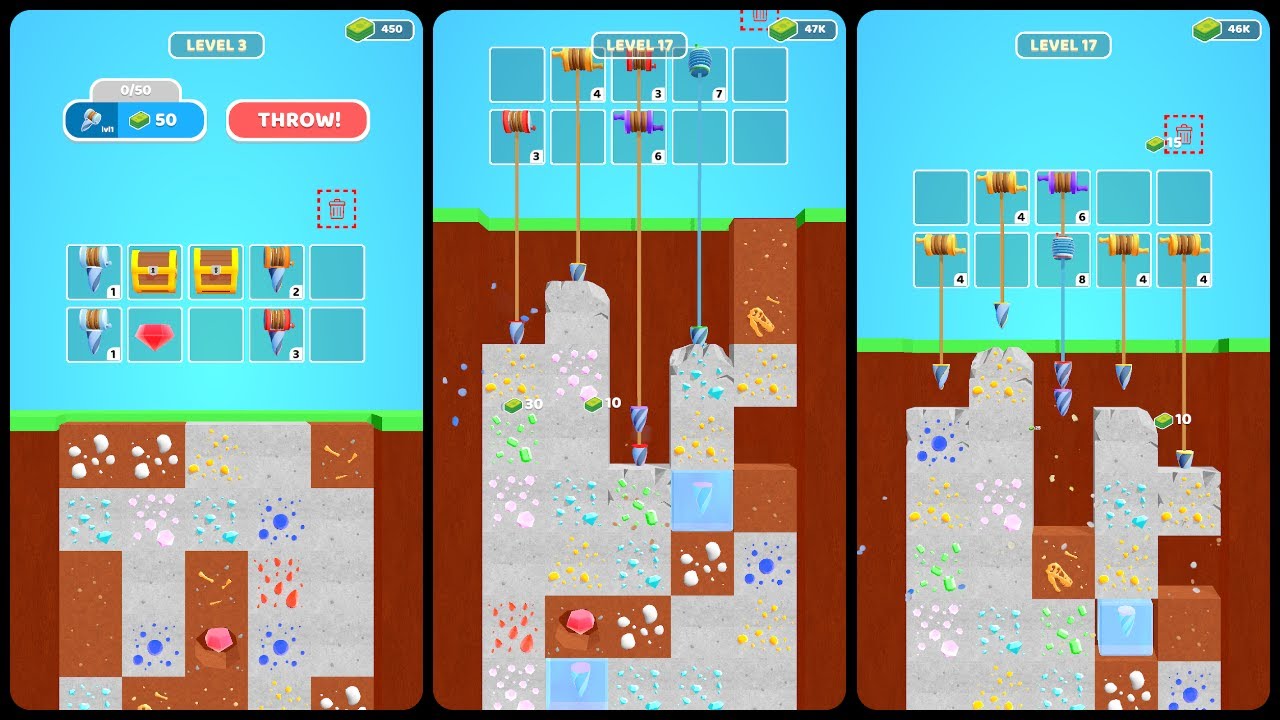 Merge & Mine Game Gameplay Android (Download Game) - YouTube