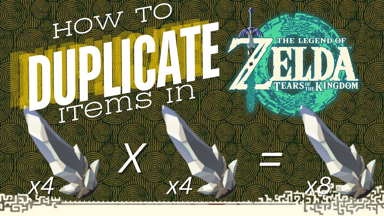 Item Duplication Guide! 🔄 How to Duplicate Items in Zelda: Tears of the ...
