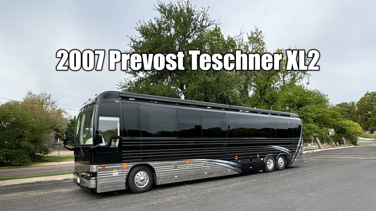 2007 Prevost Teschner XL2 Double Slide Coach Tour - YouTube