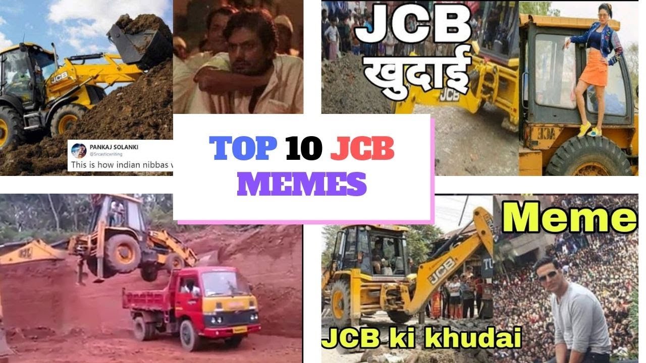 TOP 10 JCB MEMES || JCB KI KHUDAI || JCB MEMES 2019😂😂 - YouTube