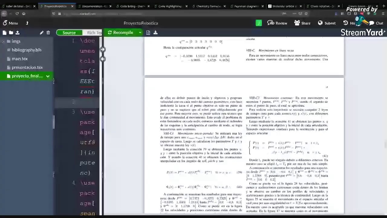 Taller de generación de documentos de texto con LaTeX (Overleaf ...