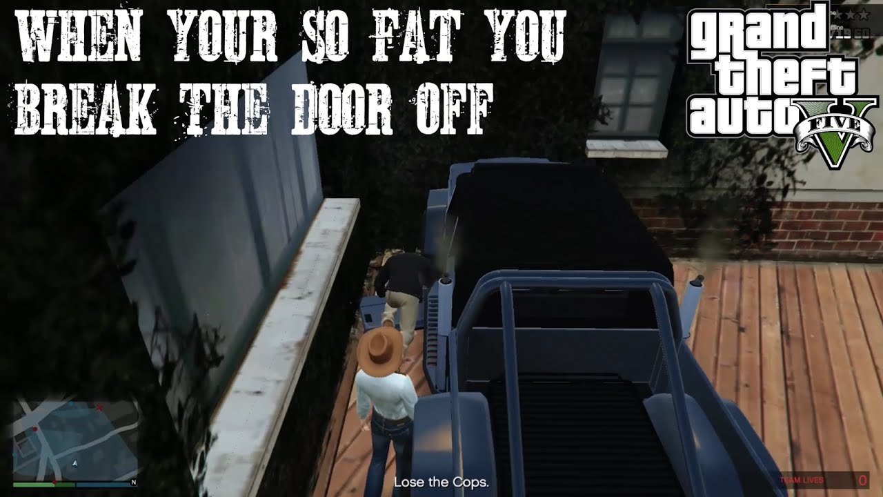 When You’re To Fat In GTA V Online - YouTube