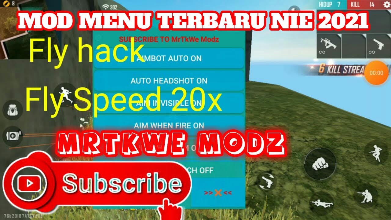 MOD MENU TERBARU 2021 FITUR FLY+FLY SPEED 20x | MrTkWe Modz ️ - YouTube
