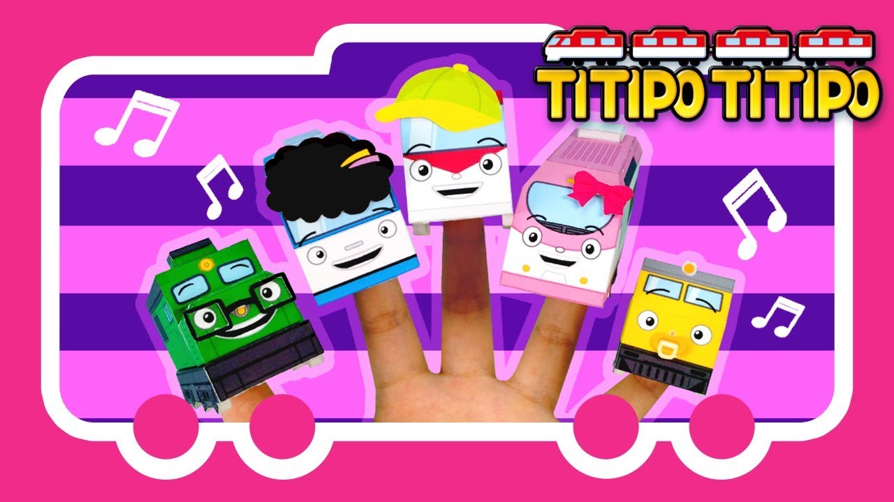 Titipo Songs l Finger Family l Tayo Nursery Rhymes l Tayo the Little ...