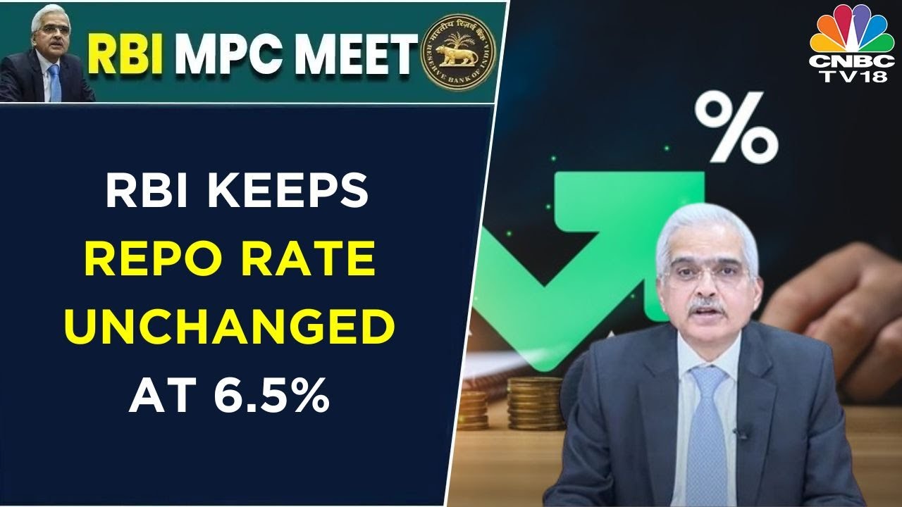 RBI Keeps Repo Rate Unchanged At 6.5%, Maintains Stance At 'Withdrawal ...