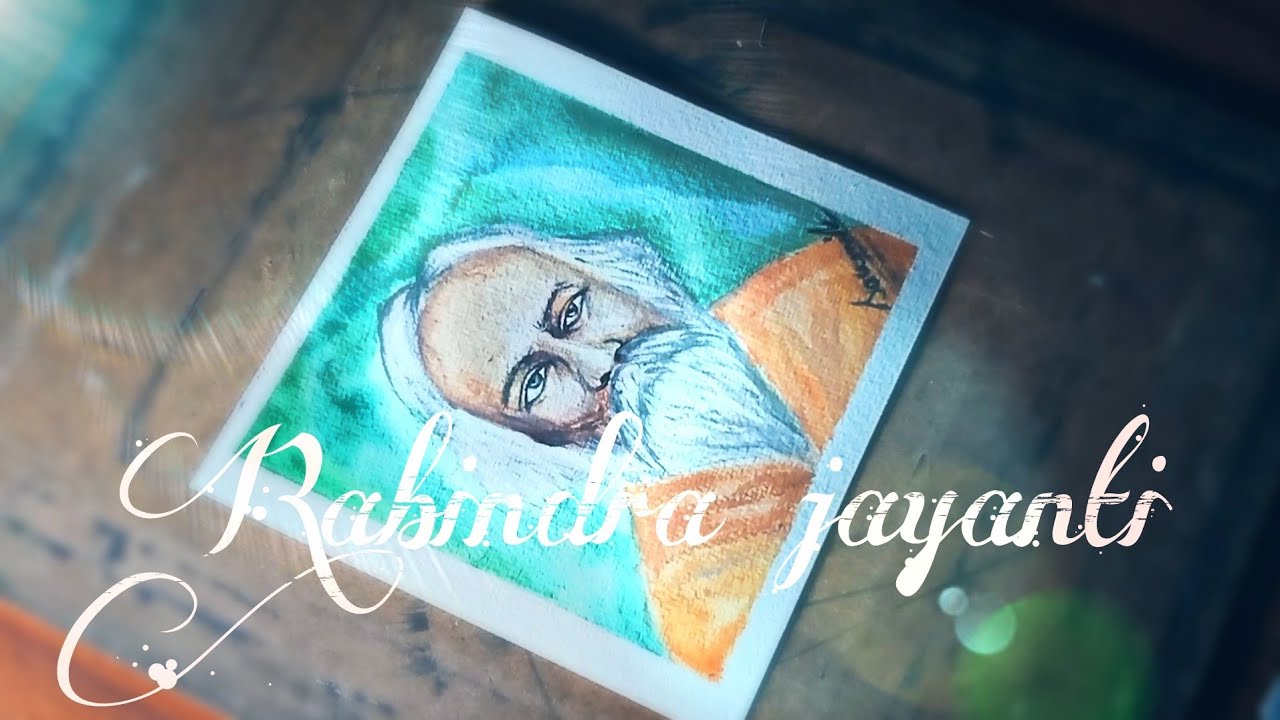 Rabindra jyanti drawing | "creating art to celebrate Rabindranath ...
