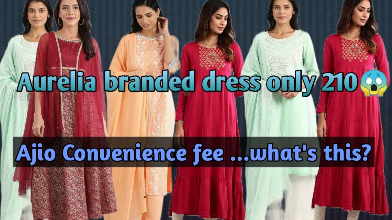 Ajio Aurelia brand wear just 210₹😱What is the convenience fee?😳 - YouTube