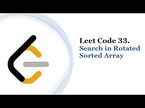 LeetCode 33. Search in Rotated Sorted Array | Java | Binary Search - YouTube