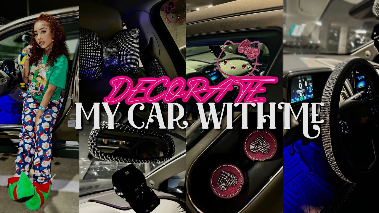 VLOGMAS DAY 4! DECORATE MY CAR WITH ME + CAR TOUR + SHEIN CAR DECOR ...