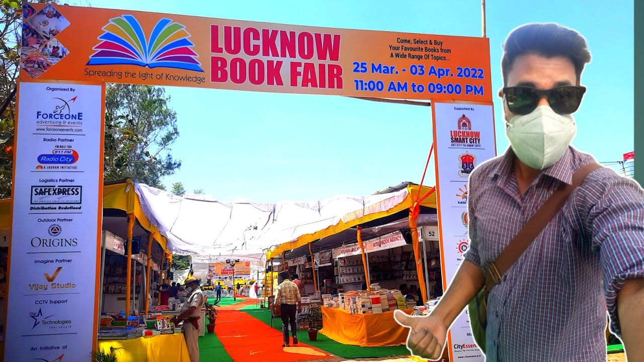 Lucknow Book Fair 2022 Lucknow Pushtak Mela Vlog - YouTube