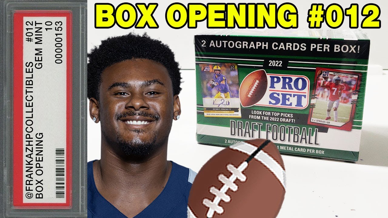 2022 Pro Set Football Box Opening (2 Autographs & 1 Metal Card ...