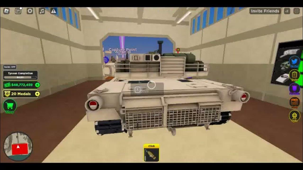 New M1 Abrams Tank In Roblox War Tycoon - YouTube