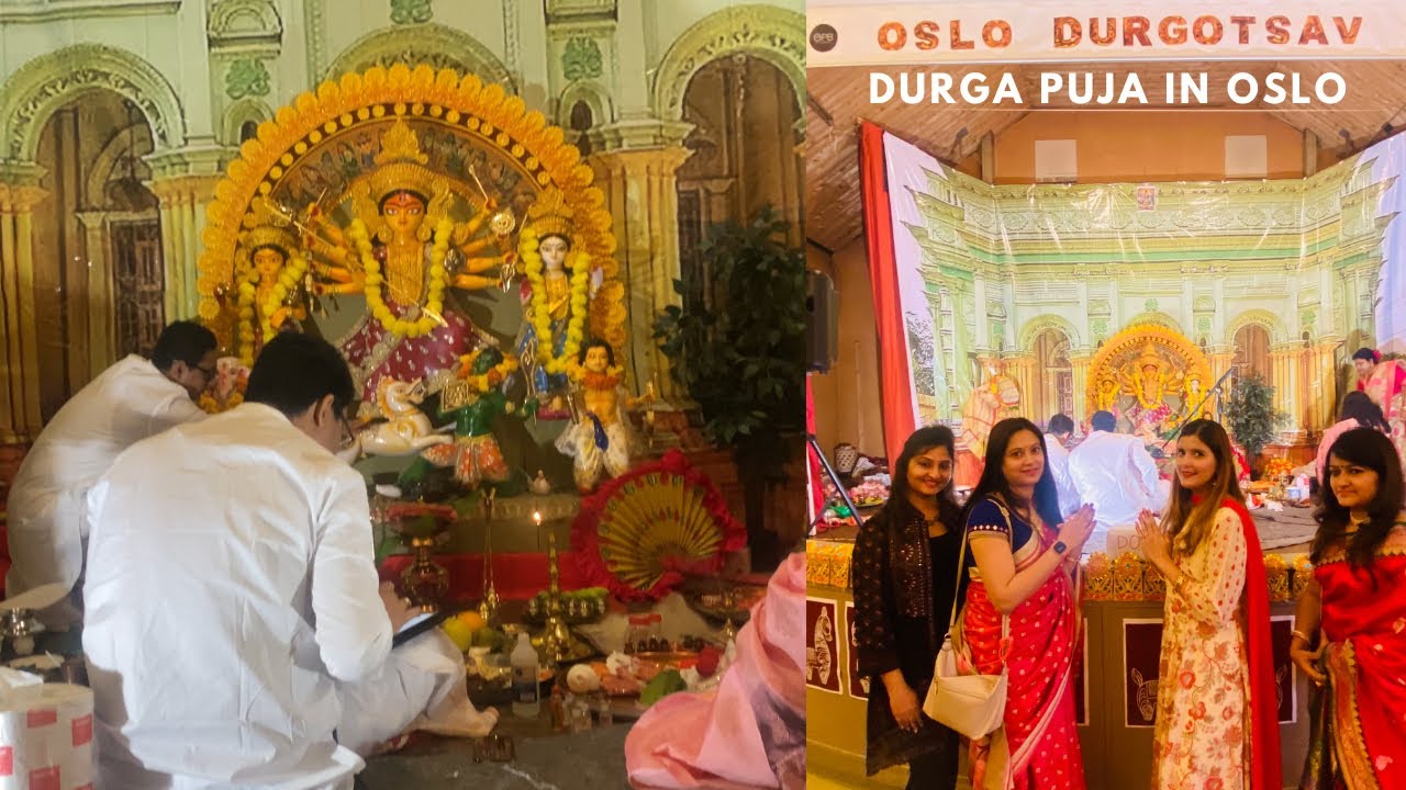 DURGA PUJA| Oslo Probasee Bengali Event | Cultural Fest | Dandiya ...