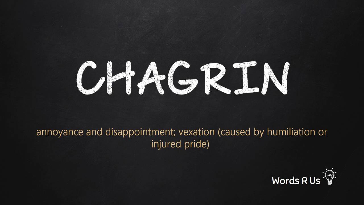 How To Pronounce CHAGRIN In American English YouTube
