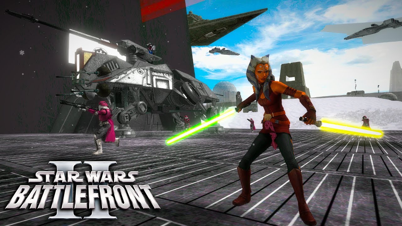 Star Wars Battlefront II - Ahsoka Tano - Project Battlefront Mod - Republic Side - YouTube