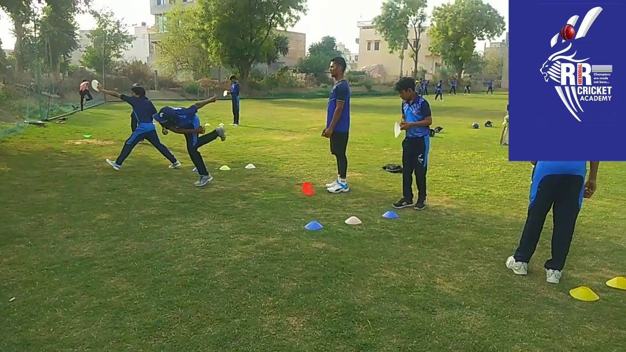 Cricket Basics Drills in RR Cricket Academy - YouTube